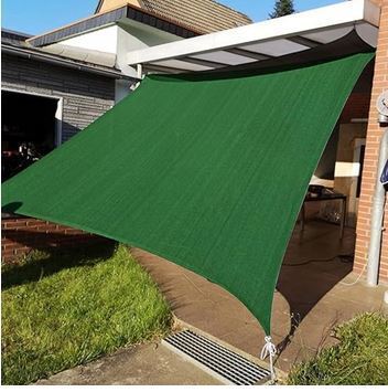 Artpuch 14 x 10 ft. Customize Blue Sun Shade Sail UV Block185 GSM ...
