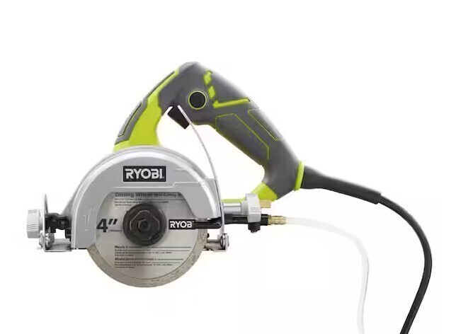 Ryobi 12 -Amps 4 in. Blade Corded Wet Tile Saw On Working $199