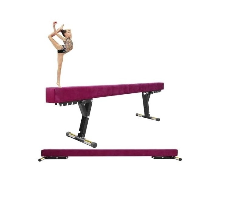 Fincome Balance Beam Adjustable 8ft, High and Lower Floor Beam ...