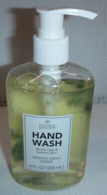 Natural Concepts Hand Wash Moisturizes & Softens Skin 8 fl oz New