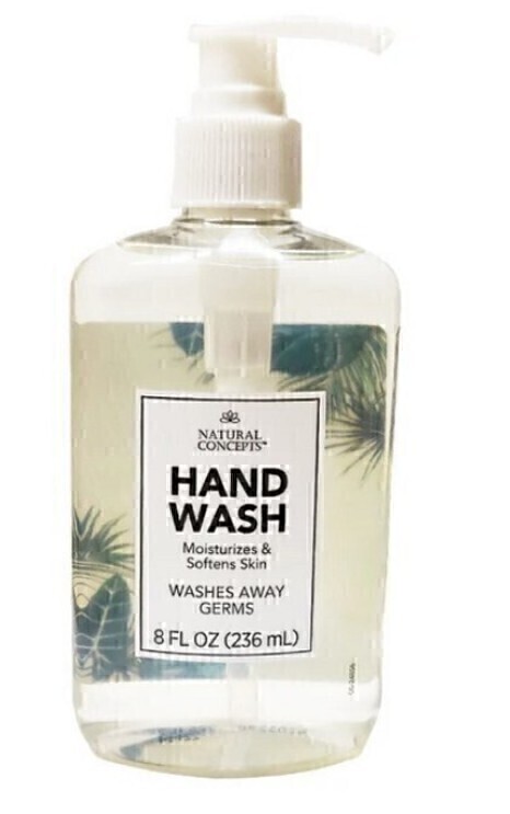 Natural Concepts Hand Wash Moisturizes & Softens Skin 8 fl oz New