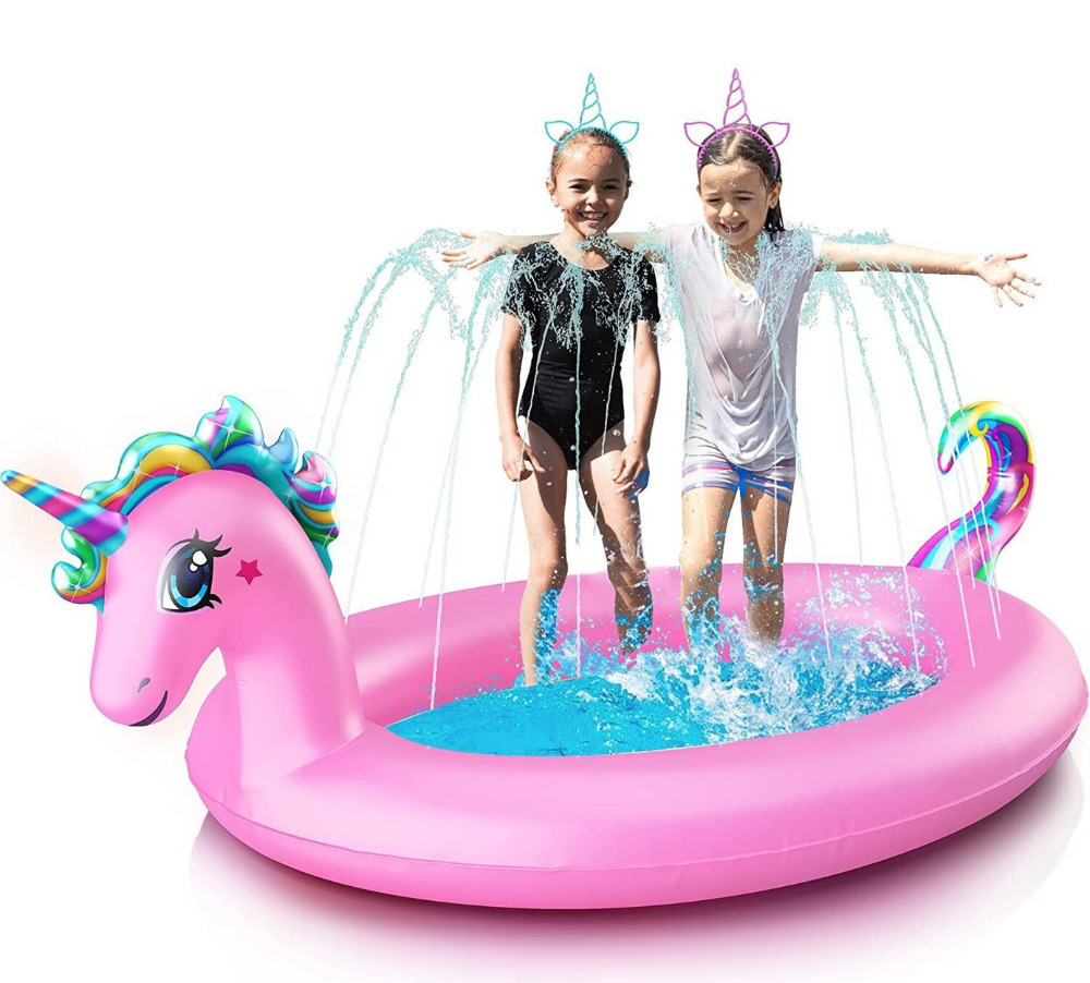 Splashie Unicorn Sprinkler and Splash Pad for Kids New in Box