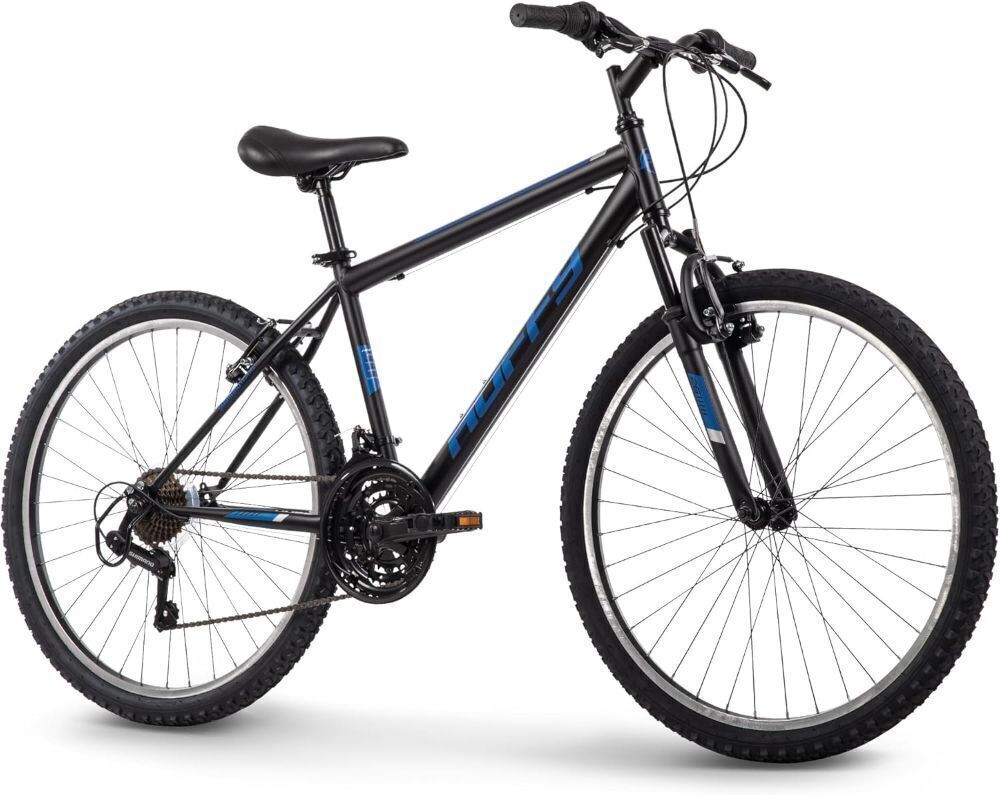 Huffy Stone Mountain Hardtail Mountain Bike for Boys/Girls/Men/Women, 20 /24 /26 Sizes, 6 or 21 ...