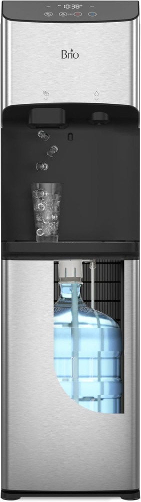Brio 520 Water Dispenser for 5 Gallon Bottle with Ice Maker Bottom Load ...