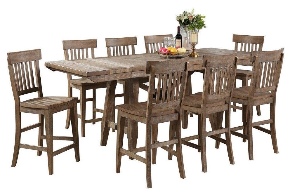 Steve Silver Riverdale 9pc Counter Height Set (6 Boxes) New in Box $2499
