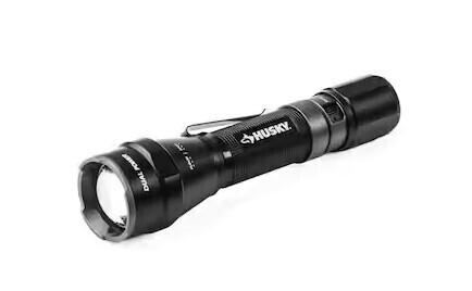 Husky 1800 Lumens Dual Power LED Rechargeable Tactical Focusing ...