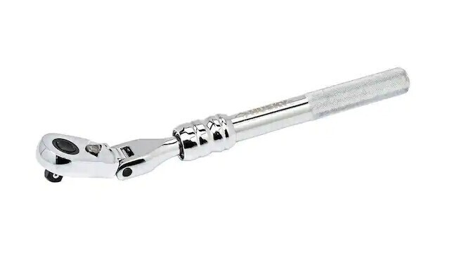 Husky 3/8 in. Flex-Head, Extendable Ratchet / Husky 3/8 in. Drive x 18 ...