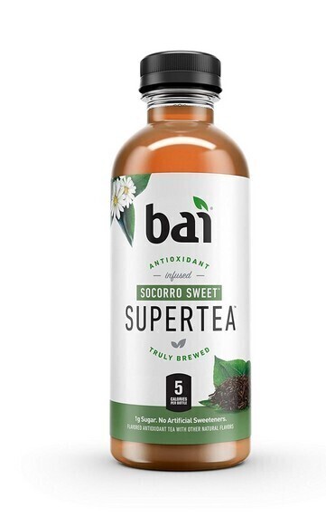 Bai Iced Tea, Socorro Sweet, Antioxidant Infused Supertea, 18 Fluid ...
