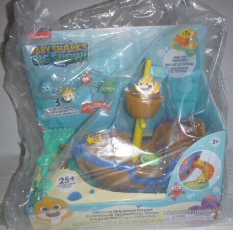 WowWee Baby Shark's Big Show! Ultimate Shipwreck Playset, New In Box $89.99