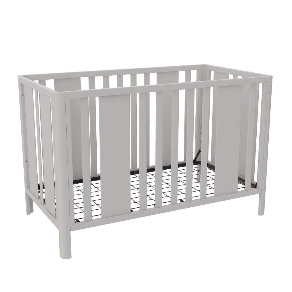 Little Seeds Crawford Curved Post 3-in-1 Crib, Sharkey Gray, New in Box ...
