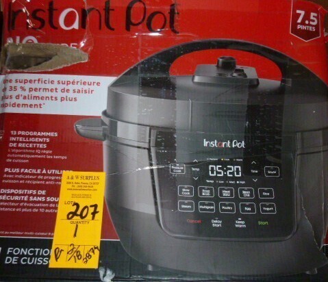 Instant Pot 7.5QT RIO Wide, 7-in-1 Electric Multi-Cooker, Pressure ...